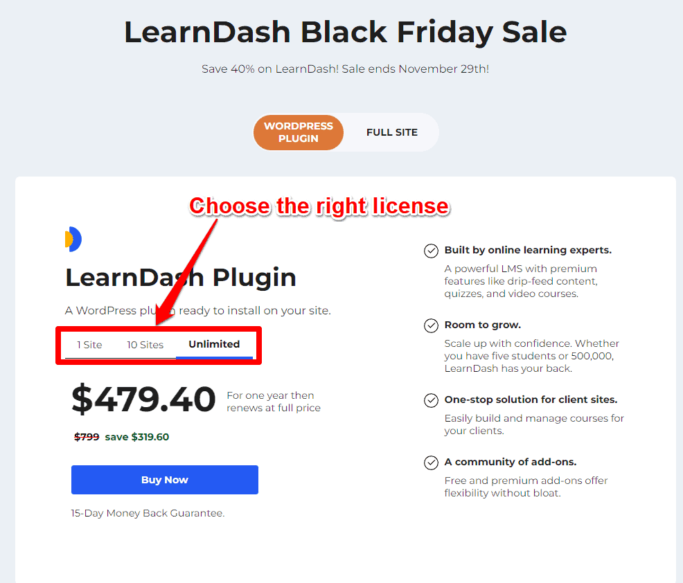 LearnDash Black Friday 2023: Max 50% OFF (Coupons Inside)