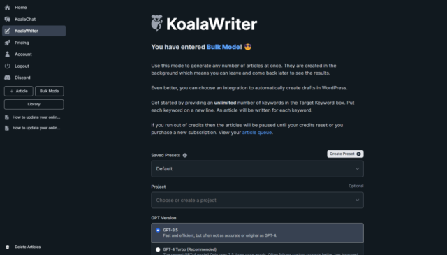 KoalaWriter Review: Better than ChatGPT 4 and Jasper?
